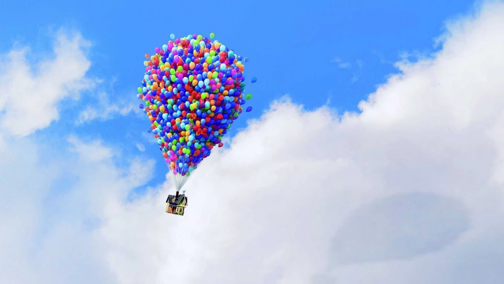 Up Balloon Pixar, Balloon, Pixar (2560x1600) - обои для рабочего стола