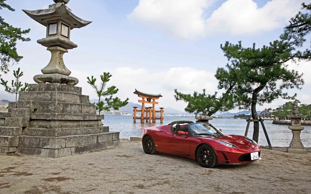 Manually crop Tesla Roadster Japan, Tesla, Roadster, Japan wallpaper to ...