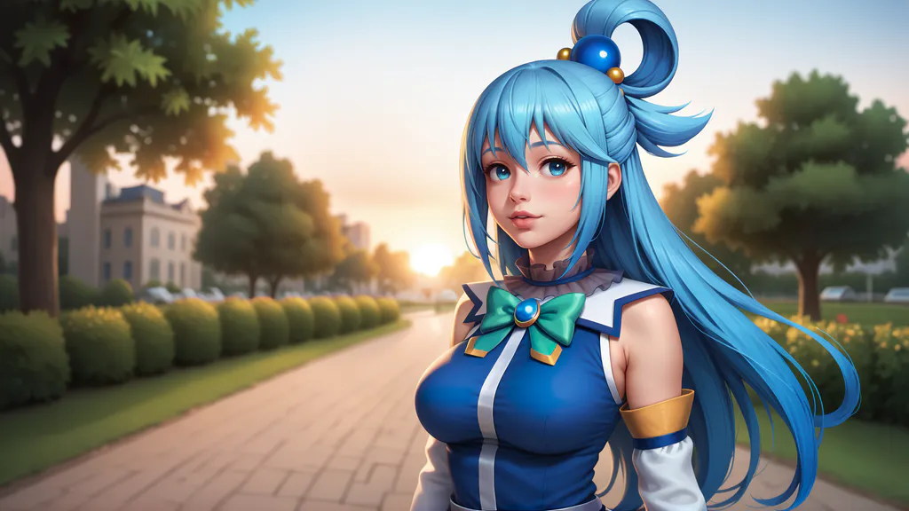Aqua, Anime, Goddess Blesses This Beautiful World (3840x2160) - Desktop ...