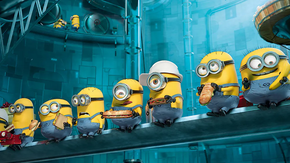 Обрезать вручную обои Despicable Me Minions Lunch Break, Despicable ...
