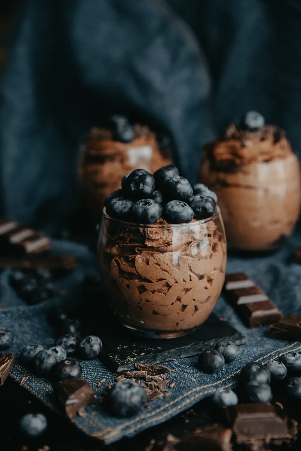 Manually crop Chocolate mousse, Dessert, Berries, Chocolate, Mousse ...