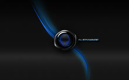 alienware logo black