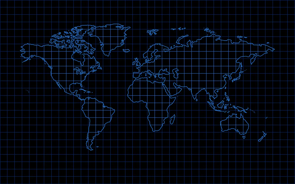 Manually crop Continents on a black background, Continents, Black ...